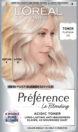 L'ORÉAL PARiS PRÉFÉRENCE Acidni toner za kosu – 01 Platinum Ice, 1 kom ...