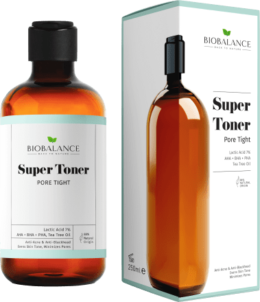 BIOBALANCE Arctonik Super Toner teafa olajjal, pórusösszehúzó, 250 ml ...