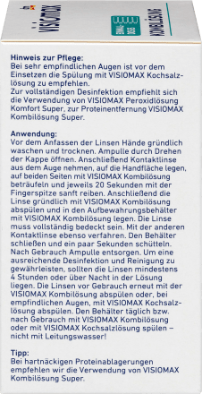 VISIOMAX Kombilösung Einmaldosis für weiche Kontaktlinsen, mit ...