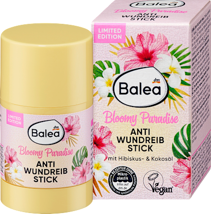 Balea Anti-Wundreib Stick Bloomy Paradise, 25 g dm Dauerpreis ...