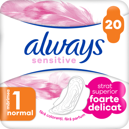 always Higienski vložki Sensitive duo Normal Plus, velikost 1, 20 kos ...