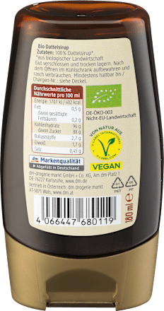 dmBio Dattelsirup, 180 ml dauerhaft günstig online kaufen | dm.de