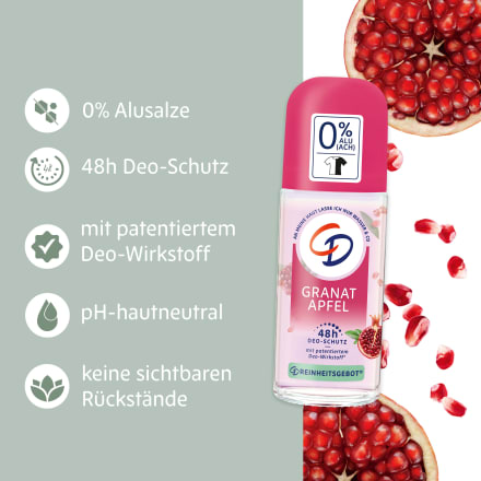 CD Deo Roll-on Bio-Granatapfel, 50 ml dauerhaft günstig online kaufen ...