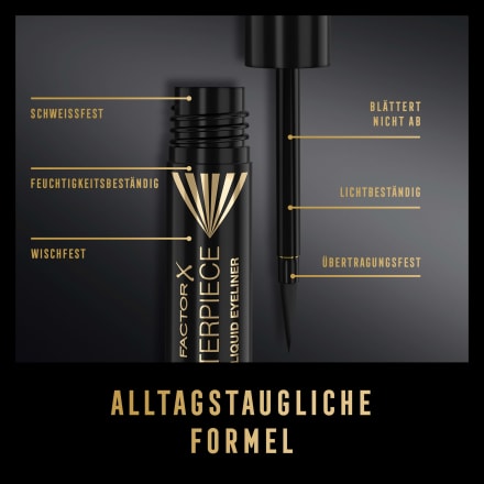 MAX FACTOR Liquid Eyeliner Masterpiece 001 Black, 1,7 ml | dm.at