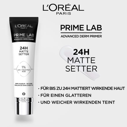 L'ORÉAL PARiS Primer Lab 24h Matte Setter Make-up, 30 ml dauerhaft ...