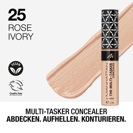 MANHATTAN Cosmetics Concealer The Multi-Tasker 25 Rose Ivory, 11 ml ...