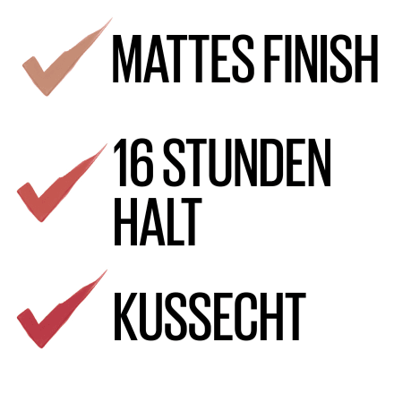 Maybelline New York Lippenstift Super Stay Matte Ink 140 Soloist, 5 ml ...