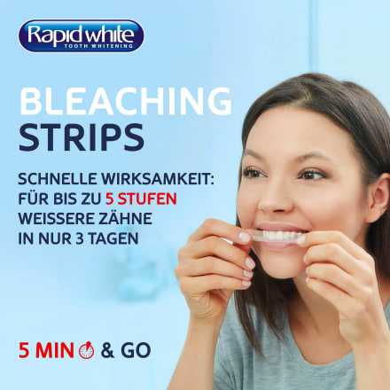 Rapid white Bleaching Strips, 12 St dauerhaft günstig online kaufen | dm.de