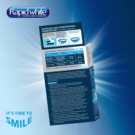 Rapid white Bleaching Strips, 12 St dauerhaft günstig online kaufen | dm.de