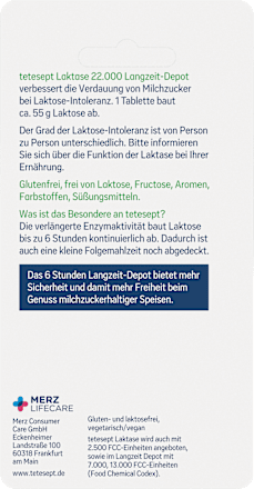 tetesept Laktase 22000 Mini Tabletten 40 St, 13,6 g dauerhaft günstig ...