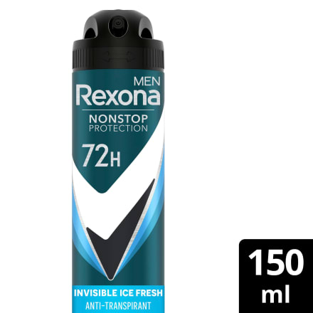 Rexona men Antitranspirant Deospray Nonstop Protection Invisible Ice ...