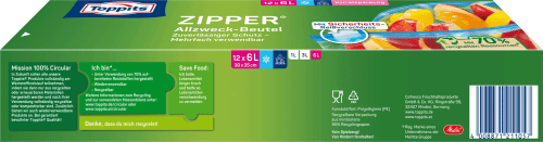 Toppits Zipper Allzweckbeutel 6 L, 12 St dauerhaft günstig online ...