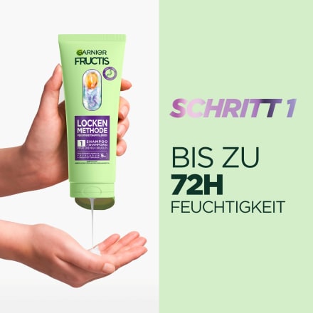 GARNIER FRUCTIS Shampoo Locken Methode Feuchtigkeit, 200 ml dauerhaft ...