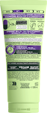 GARNIER FRUCTIS Shampoo Locken Methode Feuchtigkeit, 200 ml dauerhaft ...