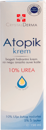 CrystalDerma Atopik krem 10% urea, 150 ml | dm.rs