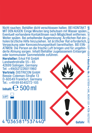 SOS Handdesinfektionsmittel intense, 500 ml dauerhaft günstig online ...