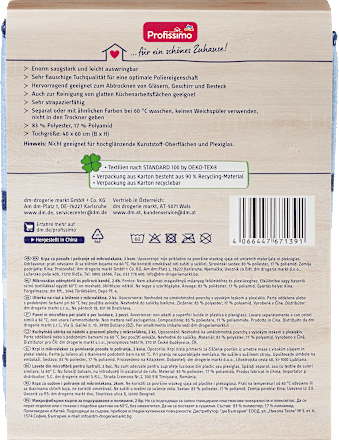 Profissimo Geschirr- und Poliertücher aus Mikrofaser, 2 St dauerhaft ...