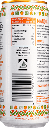 acao Eistee, Mate Mango, 0,33 l dauerhaft günstig online kaufen | dm.de