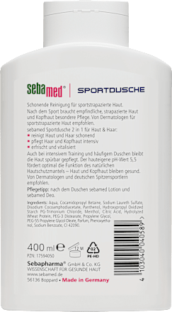 sebamed Duschgel Sport 2in1, 400 ml dauerhaft günstig online kaufen | dm.de