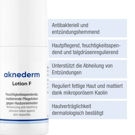 Aknederm Lotion F gegen Hautunreinheiten, 30 ml dauerhaft günstig ...