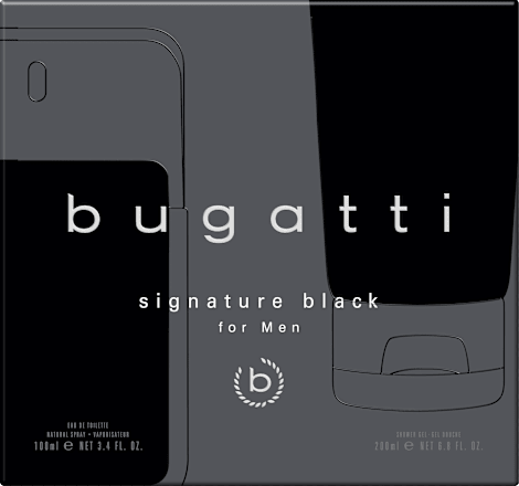 bugatti Geschenkset Signature Black for Men 2tlg, 1 St dauerhaft ...