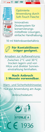 Doppelherz aktiv Augentropfen Hyaluron 0,4 %, 10 ml | dm.at