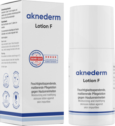 Aknederm Lotion F gegen Hautunreinheiten, 30 ml dauerhaft günstig ...