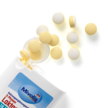 Mivolis Laktase 18000 2-Phasen Tabletten 40 St, 20 g dauerhaft günstig ...