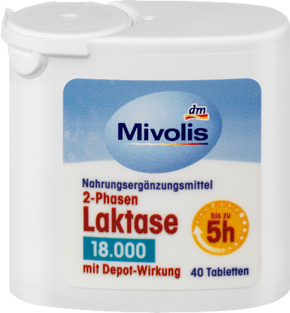 Mivolis Laktase 18000 2-Phasen Tabletten 40 St, 20 g dauerhaft günstig ...