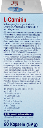 Mivolis L-Carnitin Kapseln, 60 St, 59 g dauerhaft günstig online kaufen ...