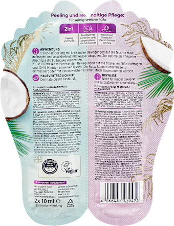 Balea Scrub & Care piling i maska za stopala, 20 ml uvek povoljna ...