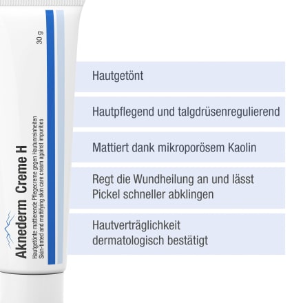 Aknederm Gesichtscreme H, 30 g dauerhaft günstig online kaufen | dm.de