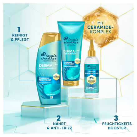 head&shoulders Leave-In Serum Derma x Pro Kopfhaut-Feuchtigkeitspflege ...