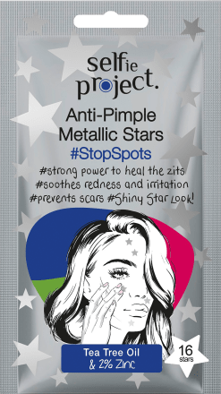 Selfie Project Anti Pickel Patches Metallic Stars, 16 St dauerhaft ...