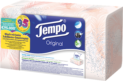 Tempo Taschentücher Box Original 4-lagig, 100 St | dm.at