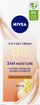 NIVEA BB 5u1 dnevna krema – srednja nijansa, SPF 15, 50 ml uvek povoljna online kupovina | dm.rs