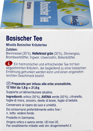 Mivolis Kräutertee, Basischer Tee (12 Beutel), 21,6 g dauerhaft günstig ...