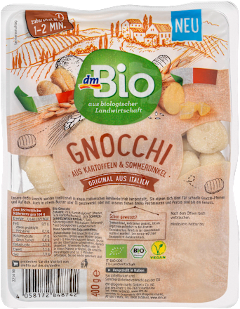 dmBio Bio gnocchi, 400 g | dm.hu