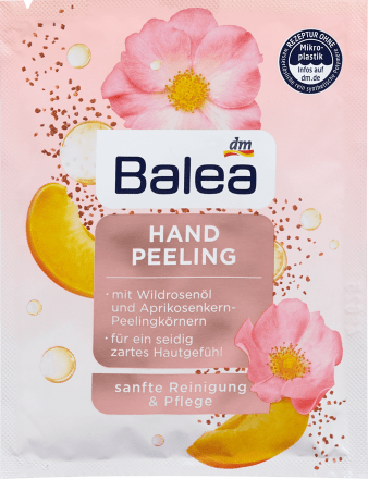 Balea Piling za roke z oljem vrtnice in zrnci mareličnih koščic, 15 ml ...