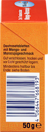 Mivolis Traubenzucker 2in1, Mango-Maracuja, 50 g dauerhaft günstig ...