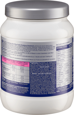 Sportness Proteinpulver, Clear Whey Protein, Blackberry Geschmack, 400 ...