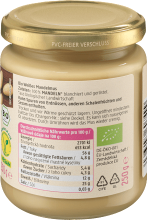 dmBio Crema spalmabile bianca di mandorle BIO, 250 g Acquista online a ...