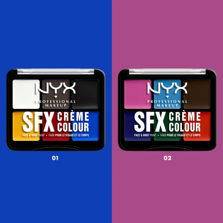 NYX PROFESSIONAL MAKEUP Farbpalette SFX Face & Body Paint Secondary, 1 ...