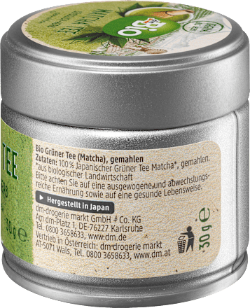 dmBio bio čaj Matcha, 30 g | dm.cz