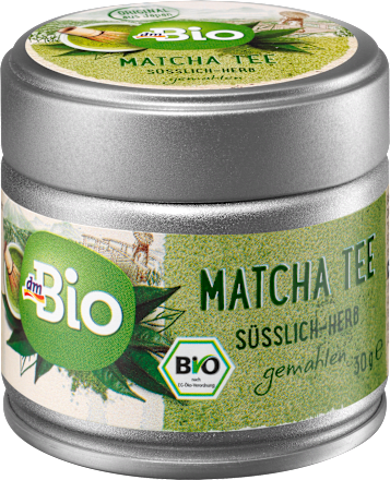 dmBio Bio mleti zeleni čaj Matcha, 30 g | dm.si