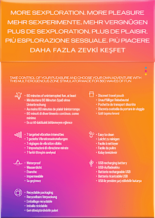 Durex Vibrator Tease & Ride Multi Stimulator, 1 St | dm.at