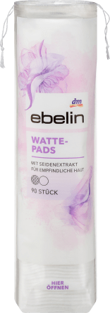 ebelin Wattepads Seidenextrakt, 90 St dauerhaft günstig online kaufen | dm.de