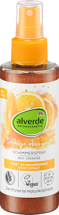 alverde NATURKOSMETIK Schimmerspray Sonnige Auszeit, 150 ml dauerhaft ...
