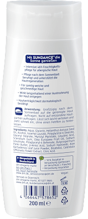SUNDANCE After Sun Lotion, MED ultra sensitiv, 200 ml dauerhaft günstig ...