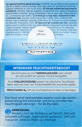 Balea Cremă de față cu acid hialuronic și apă termală, 50 ml | dm.ro